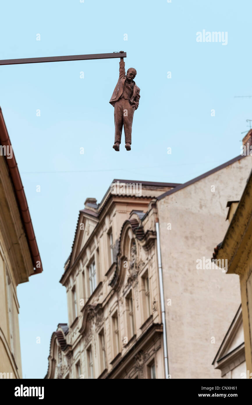 The hanging man prague hi-res stock photography and images - Alamy