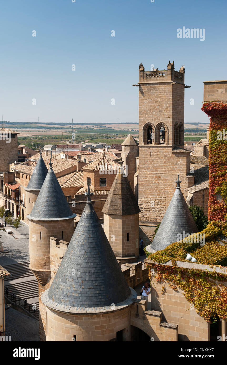 The Palacio de los Reyes de Navarra de Olite ("Palace of the Kings of ...