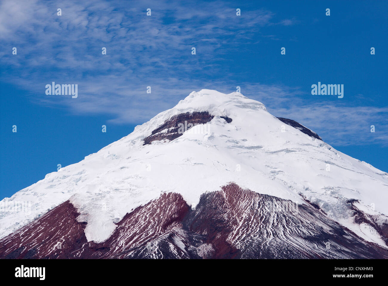 summit of Cotopaxi volcano, Ecuador, Andes, Cotopaxi National Park ...