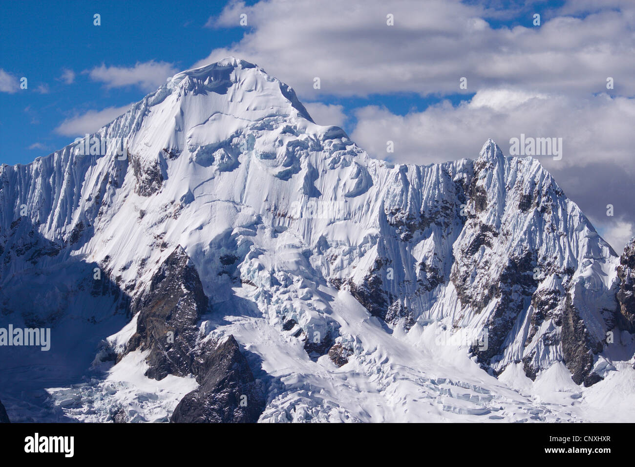 Nevado Carnicero (5960 m), Peru, Andes, Cordillera Huayhuash Stock ...