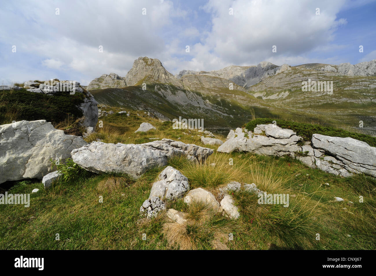 mountain landscape in Durmitor National Park, Montenegro, Durmitor ...