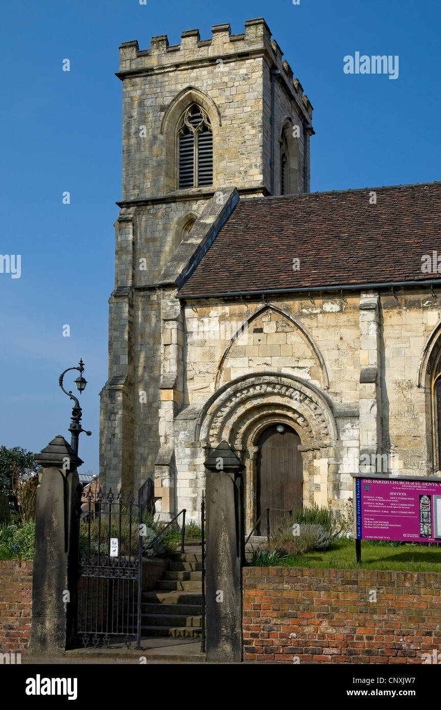 St Denys Church Walmgate York North Yorkshire England UK United Kingdom ...