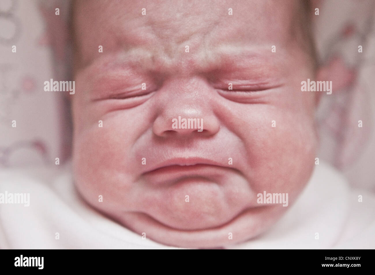 baby girl crying Stock Photo - Alamy