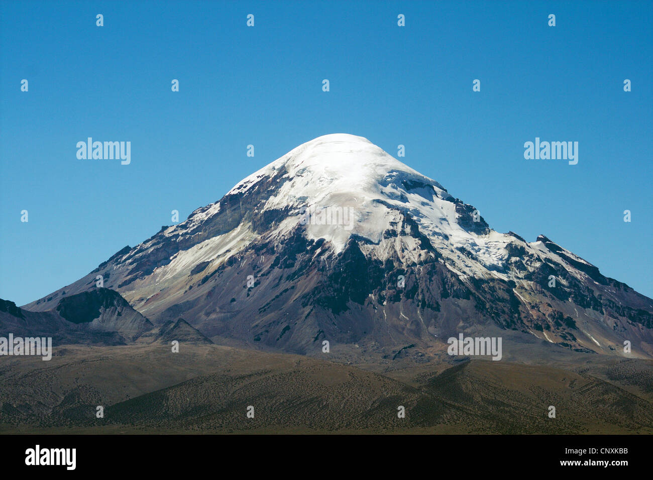 Sajama volcano, Bolivia, Andes, Sajama National Park Stock Photo - Alamy