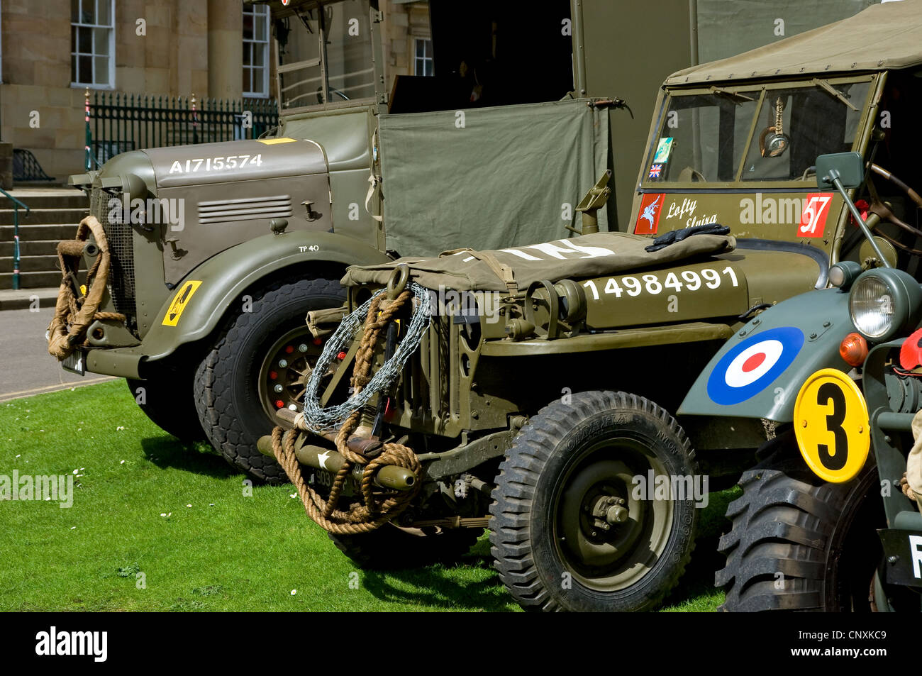 Vintage military vehicles hi-res stock photography and images - Alamy