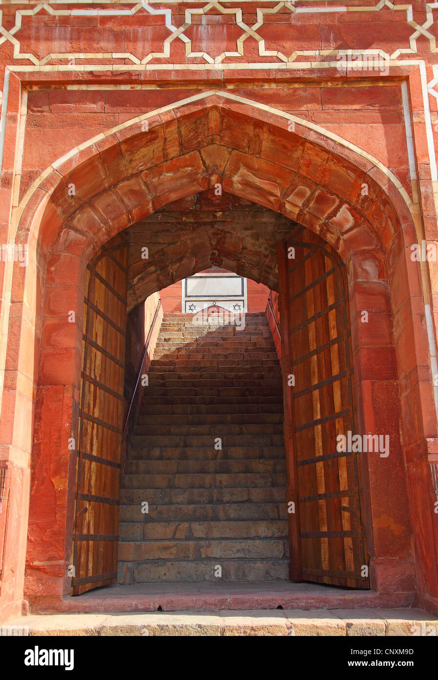 Staircase at Humayun's Tomb Stock Photo - Alamy