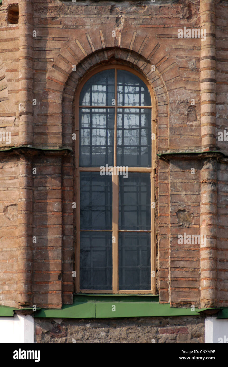 Original medieval brickwork of Saint Sophia Cathedral in Kiev, Ukraine ...