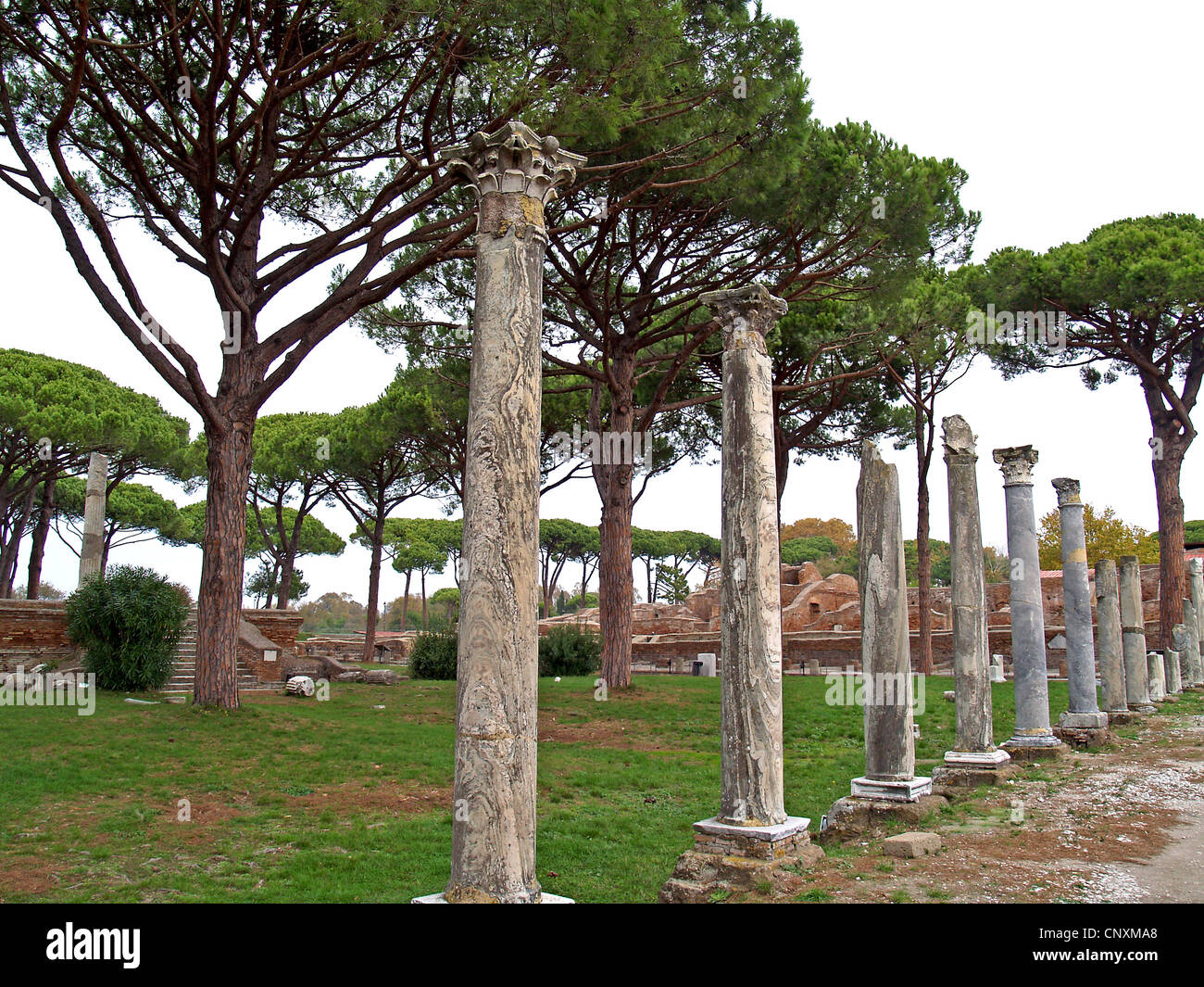 Square of the Guilds,Ostia Antica,Rome Stock Photo - Alamy