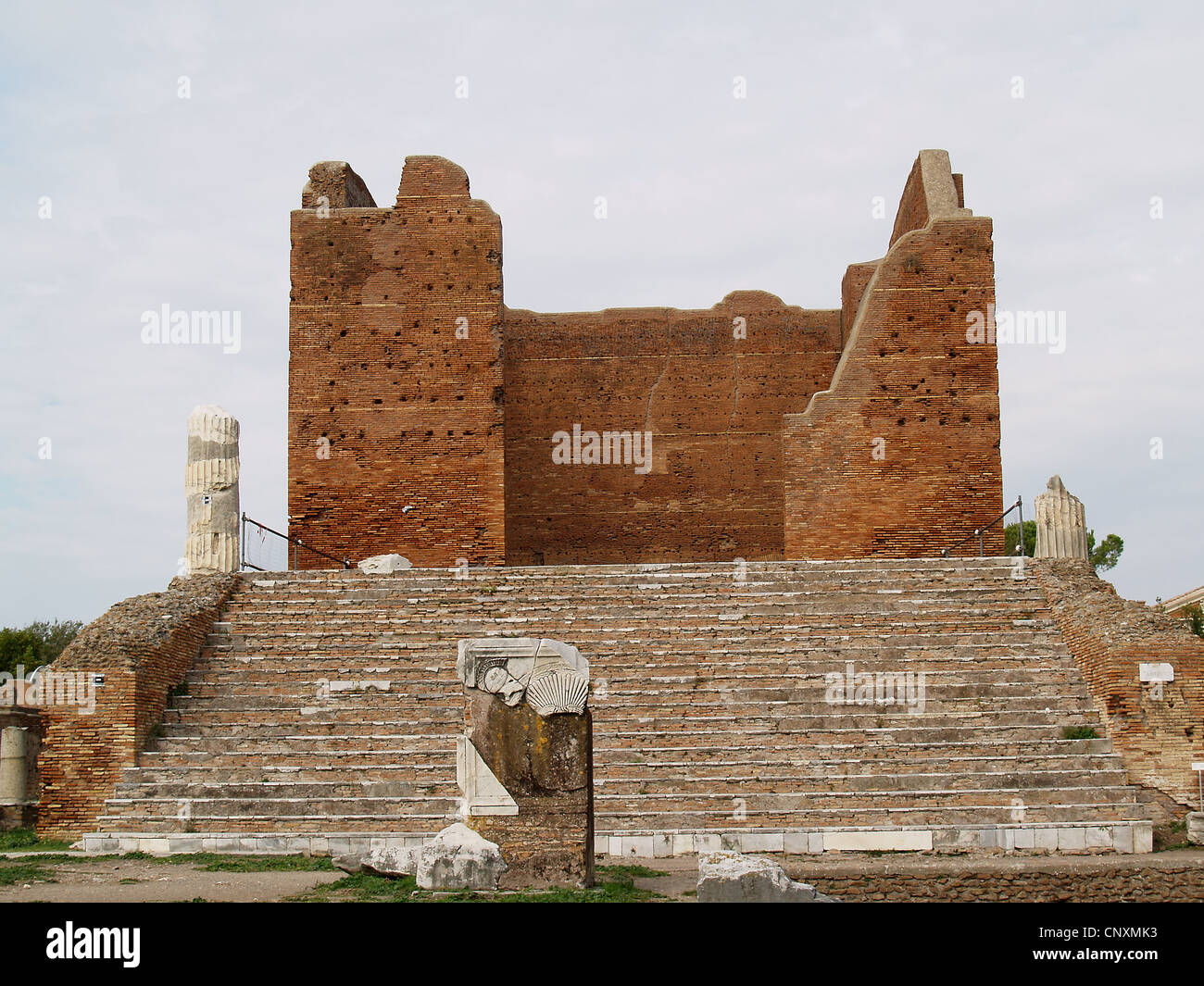 Roman Capitolium in Ostia Antica,Rome Stock Photo - Alamy