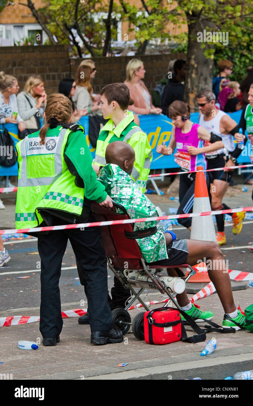 St johns ambulance marathon hi-res stock photography and images - Alamy