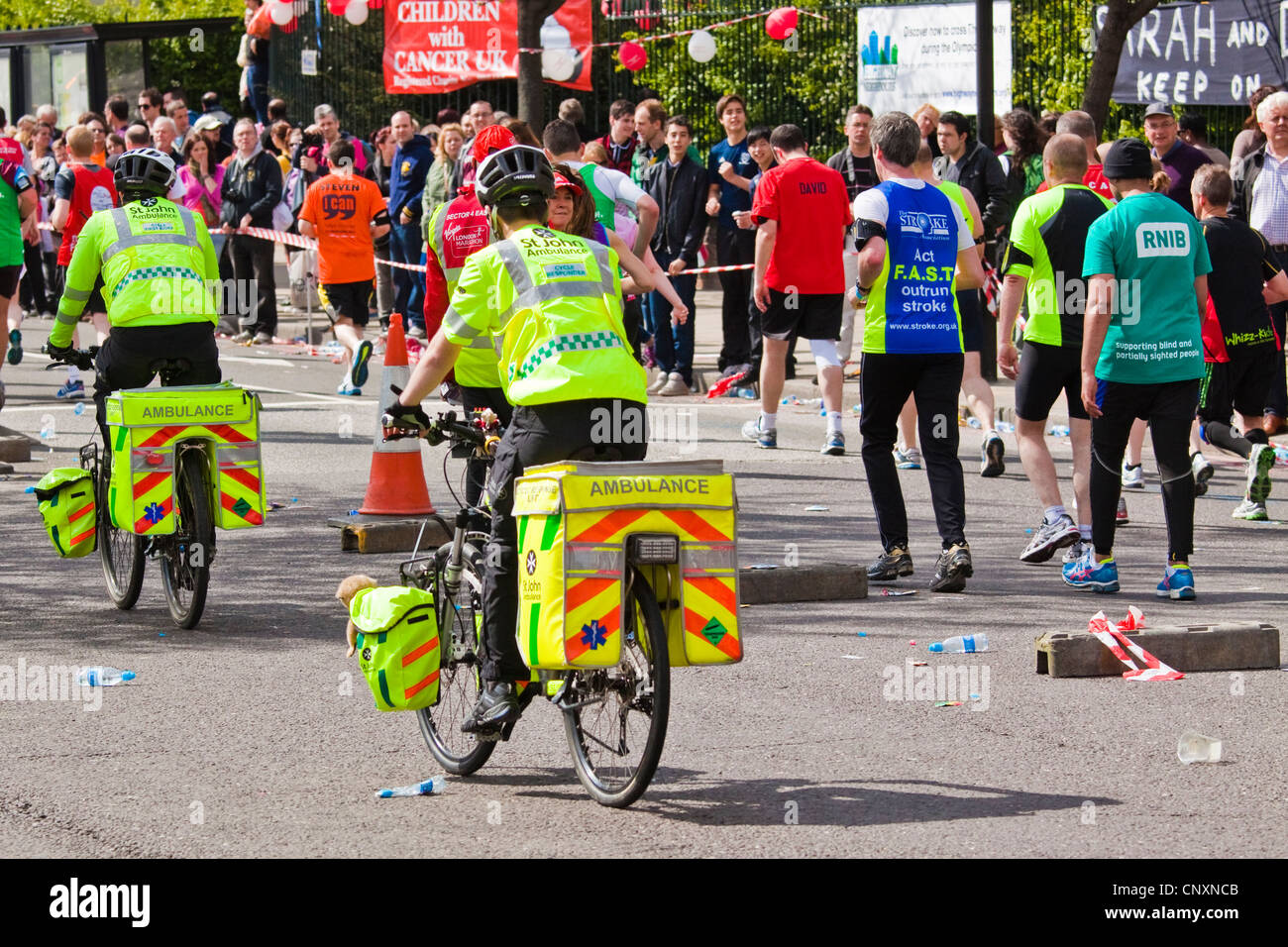 St Johns Ambulance Marathon Stock Photos & St Johns Ambulance Marathon ...