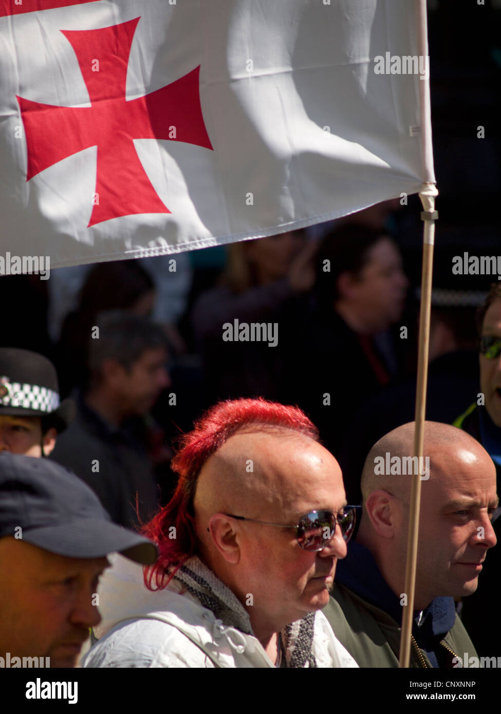 England defence league edl march hi-res stock photography and images ...