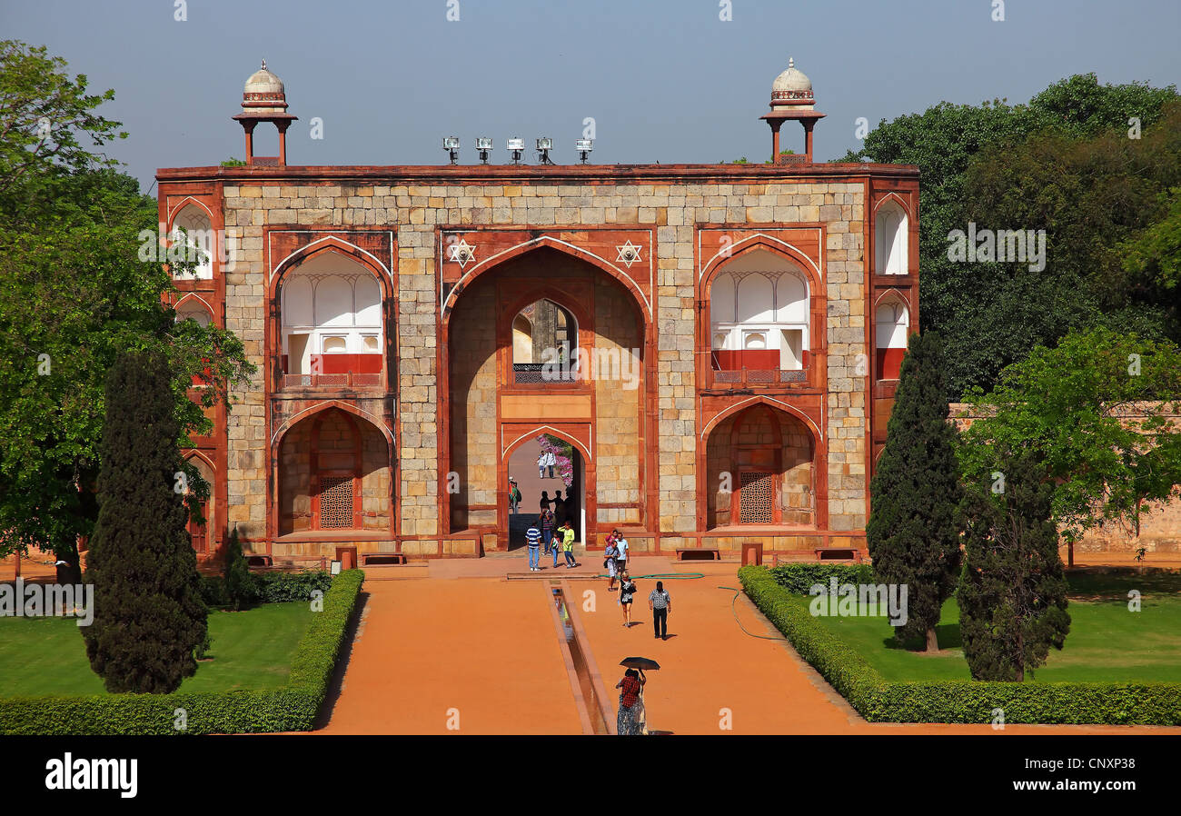 Entrance gate of Humayun's Tomb Stock Photo - Alamy