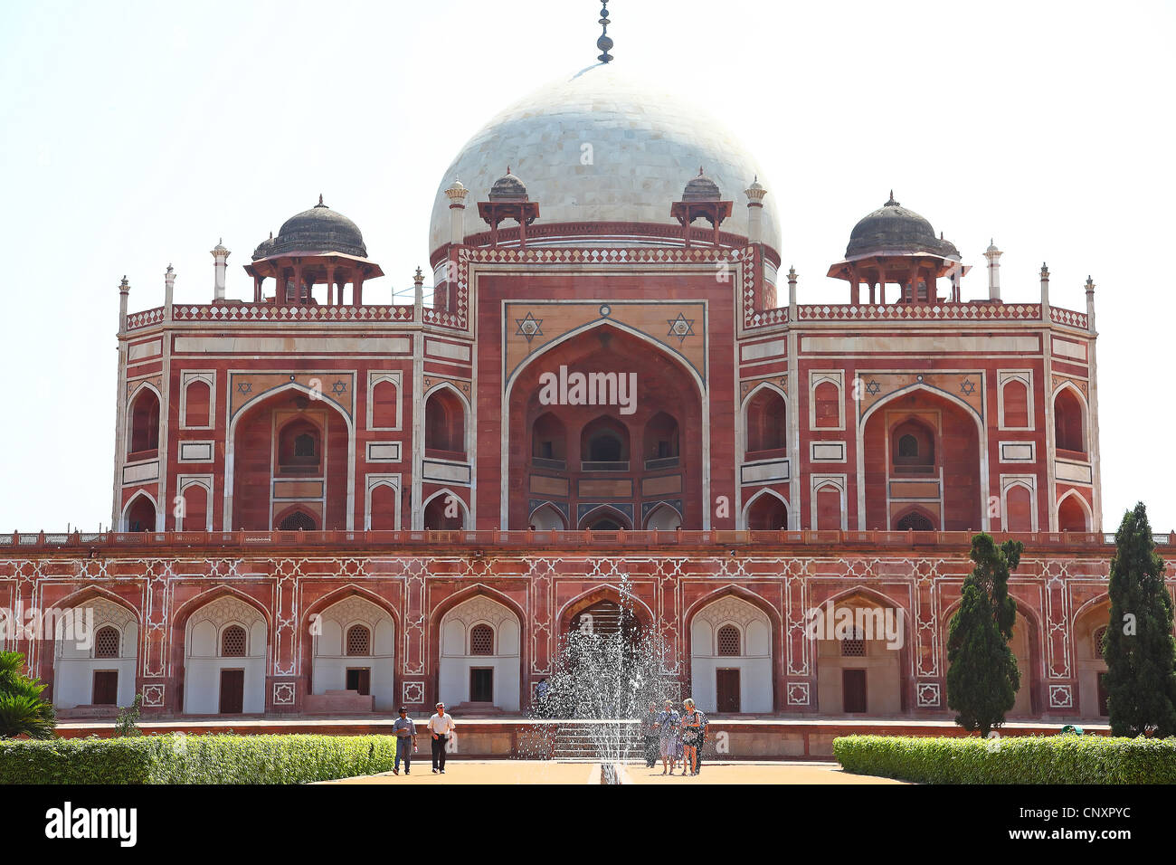 Humayun's tomb construction hi-res stock photography and images - Alamy