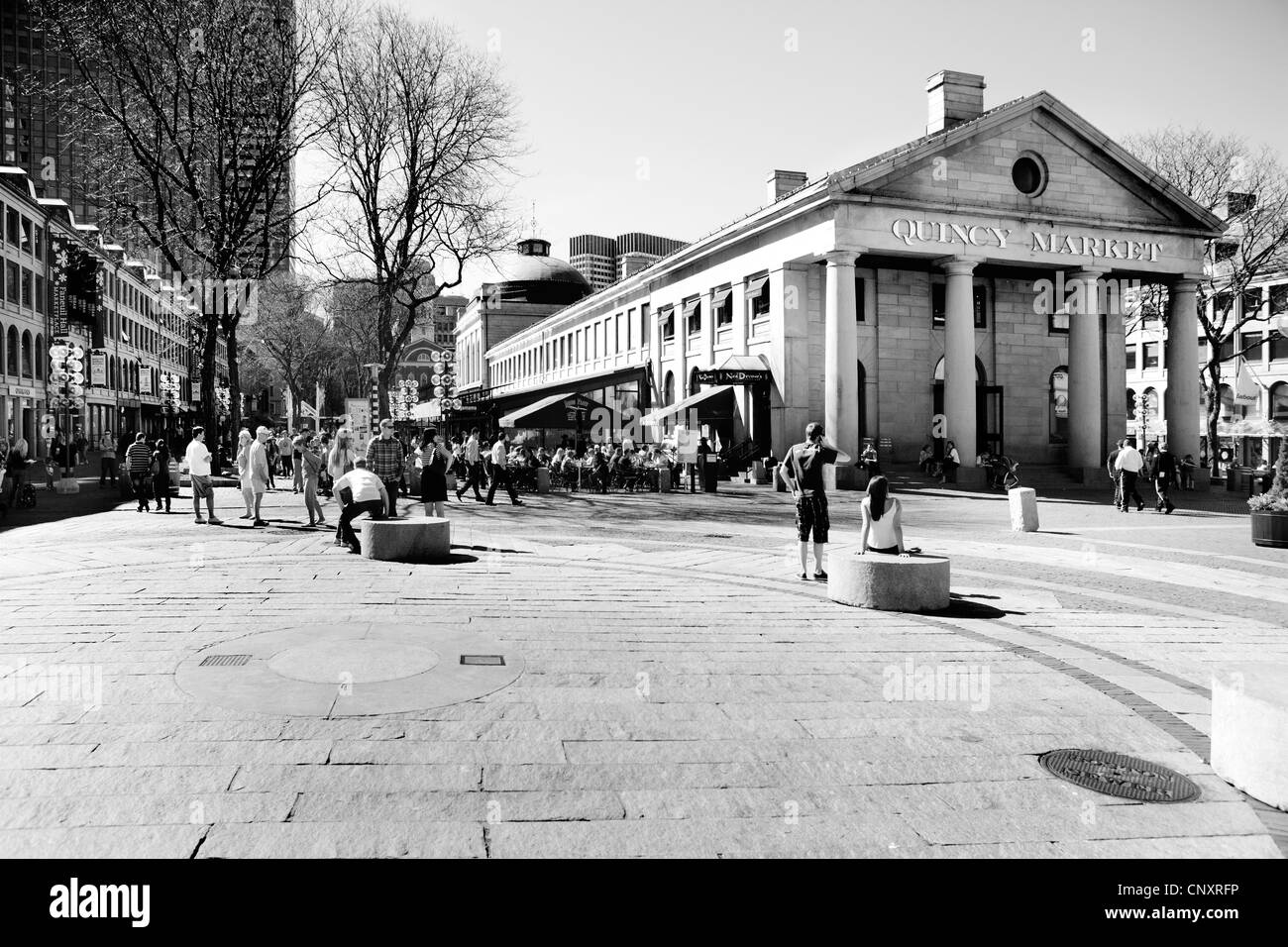 BOSTON MASSACHUSETTS STREET MA CITY URBAN SCENE CITYSCAPES NEW ENGLAND ...