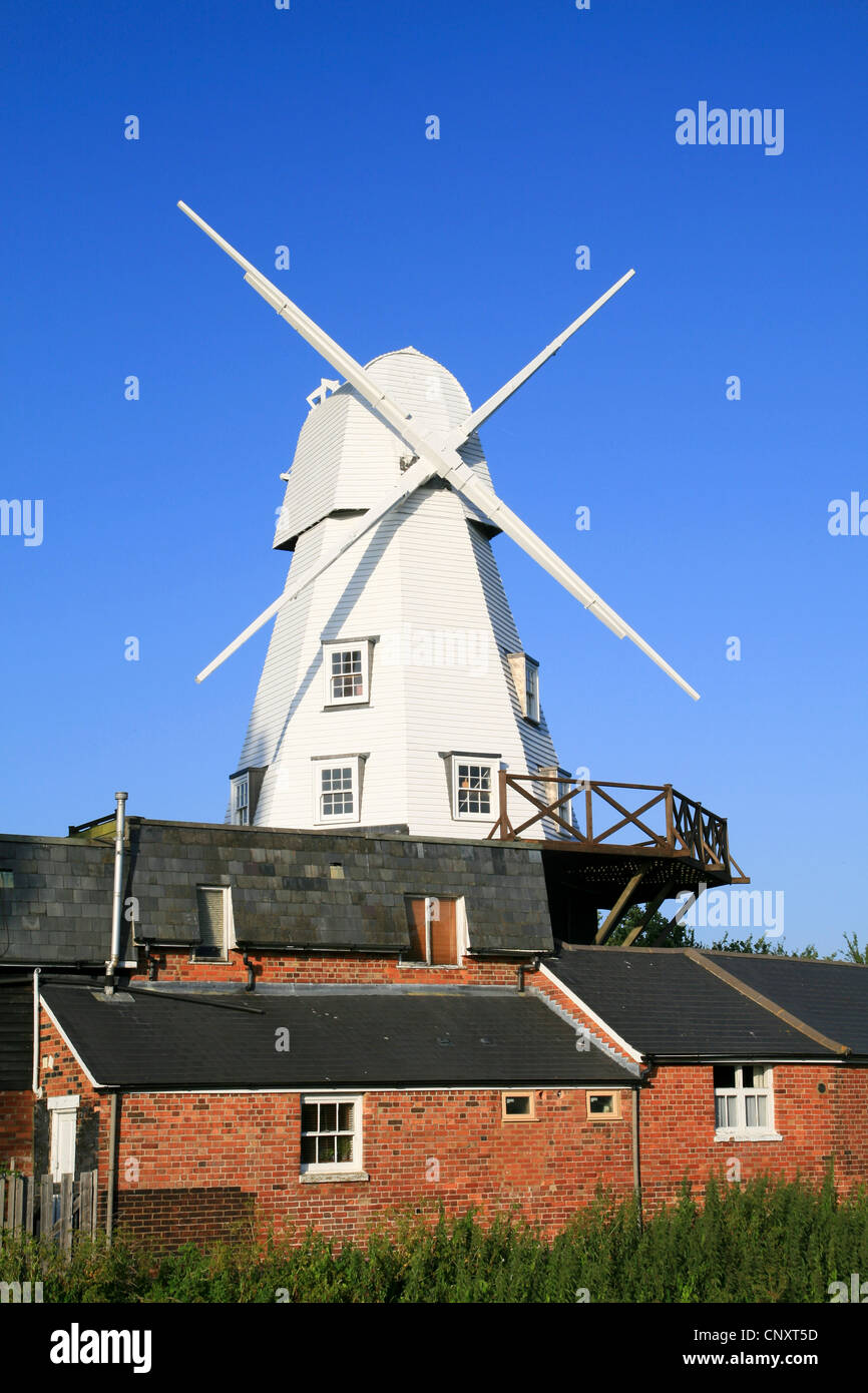 Smock windmill Rye East Sussex. England UK Stock Photo - Alamy