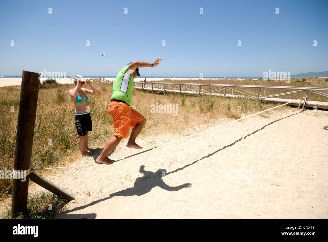 Tightrope Walking High Resolution Stock Photography and Images - Alamy