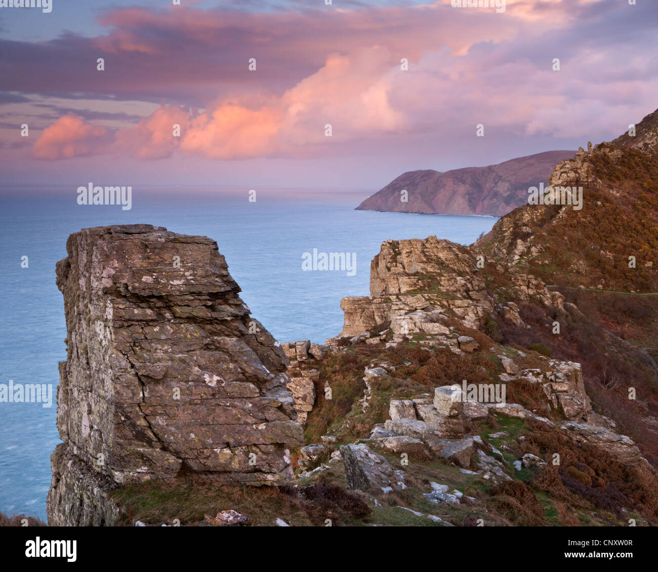 Valley of the rocks exmoor devon High Resolution Stock Photography and ...