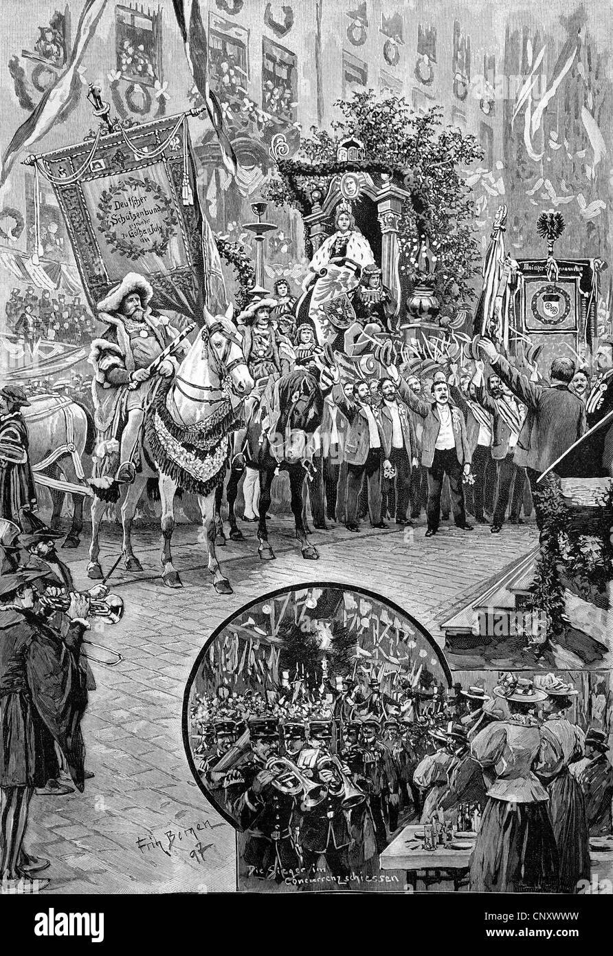 Presentation of the Federal banner of the German Shooting Association ...