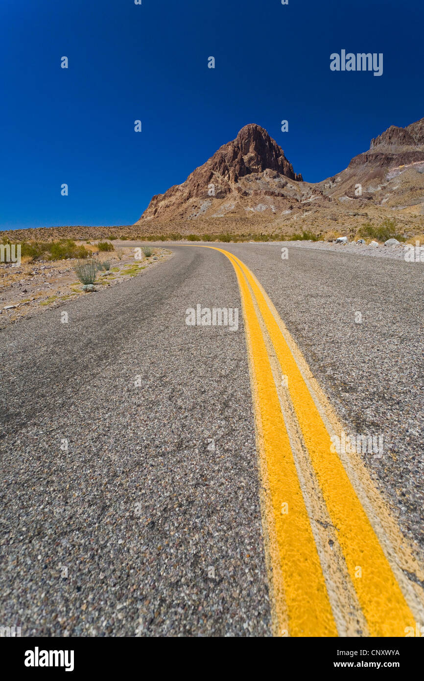 Route 66 in desert landscape, USA, Arizona Stock Photo - Alamy