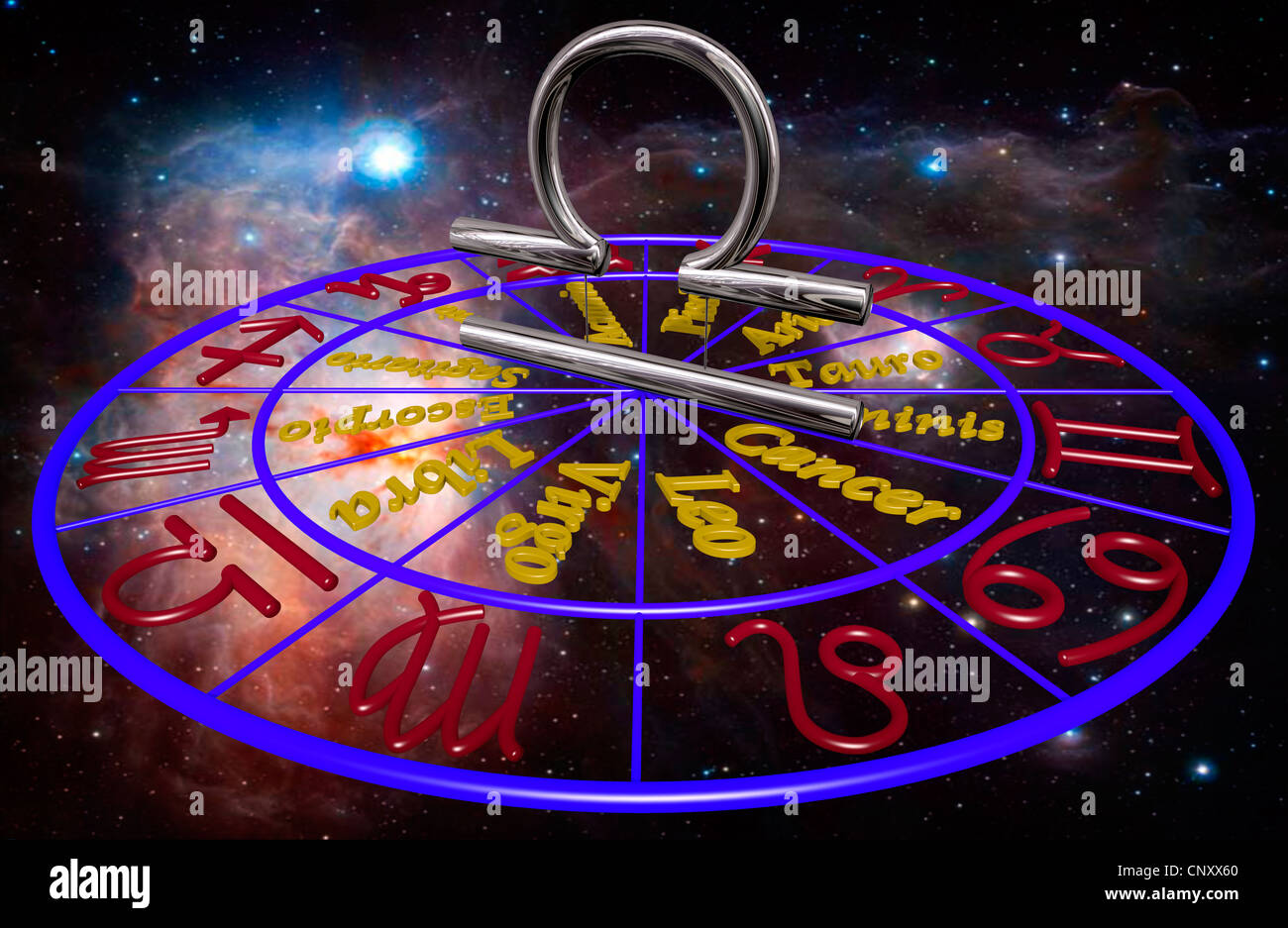 Color wheel chart illustration hi-res stock photography and images - Alamy