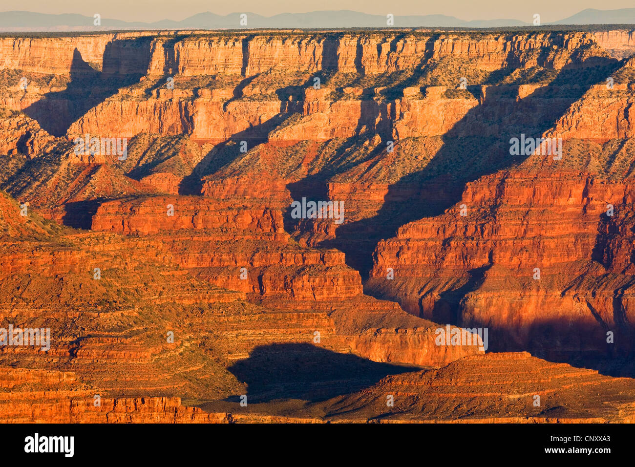light and shadow at rock walls of Grand Canyon, USA, Arizona, Grand ...