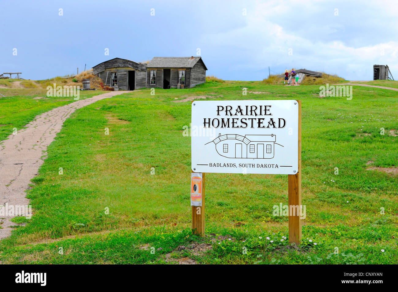 Prairie Homestead Historic Farm Badlands South Dakota Stock Photo - Alamy