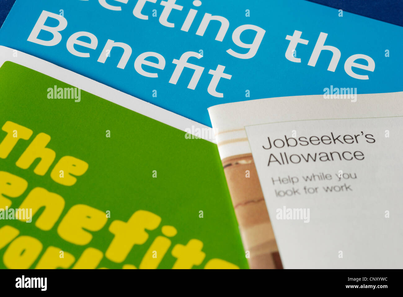 UK government benefit guides Stock Photo - Alamy