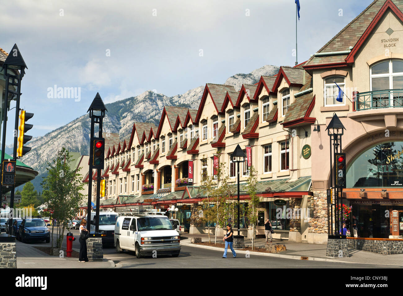Mountainside In Banff National Park High Resolution Stock Photography ...