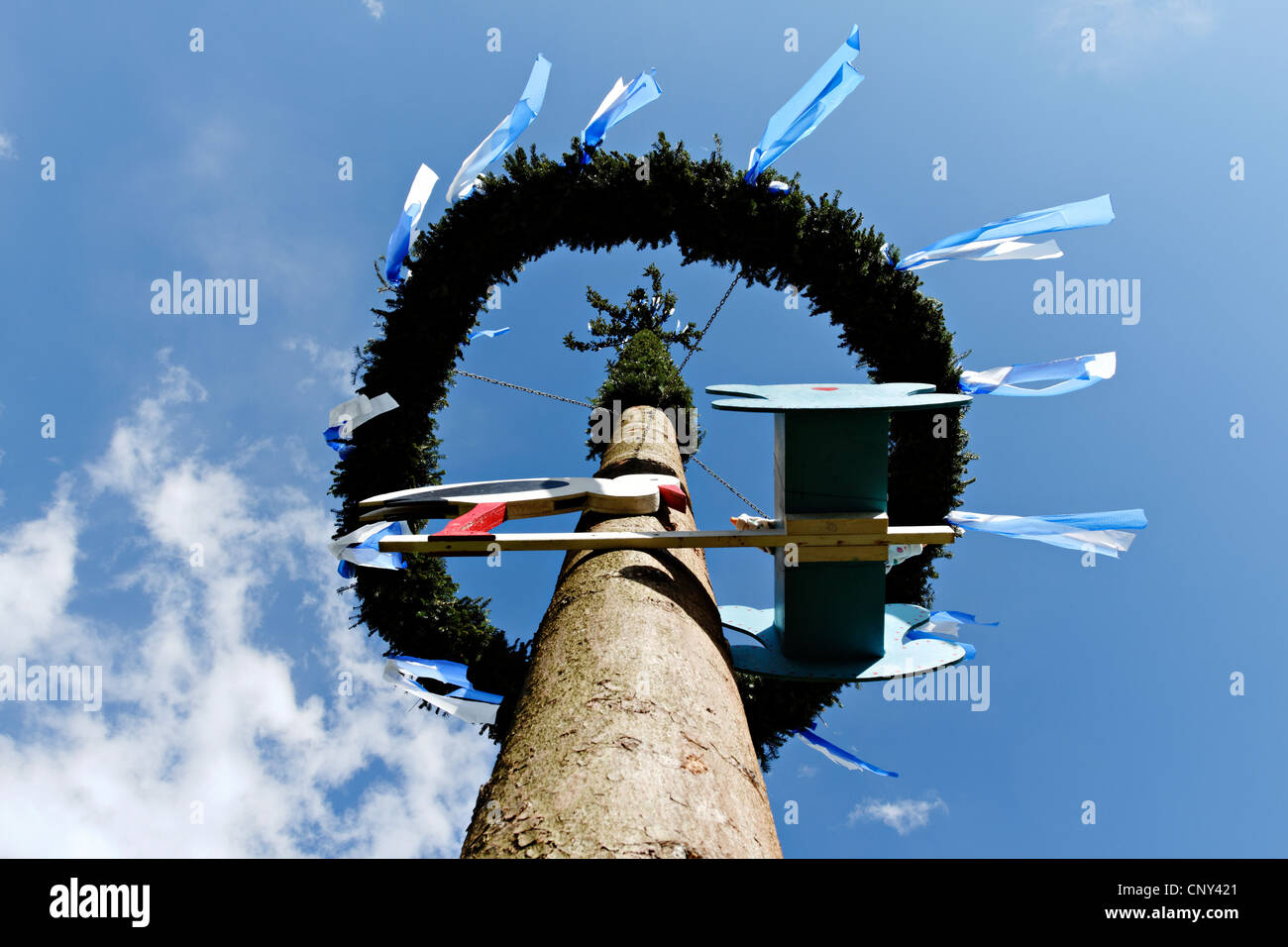 German wedding tree, Chiemgau Upper Bavaria Germany Stock Photo - Alamy
