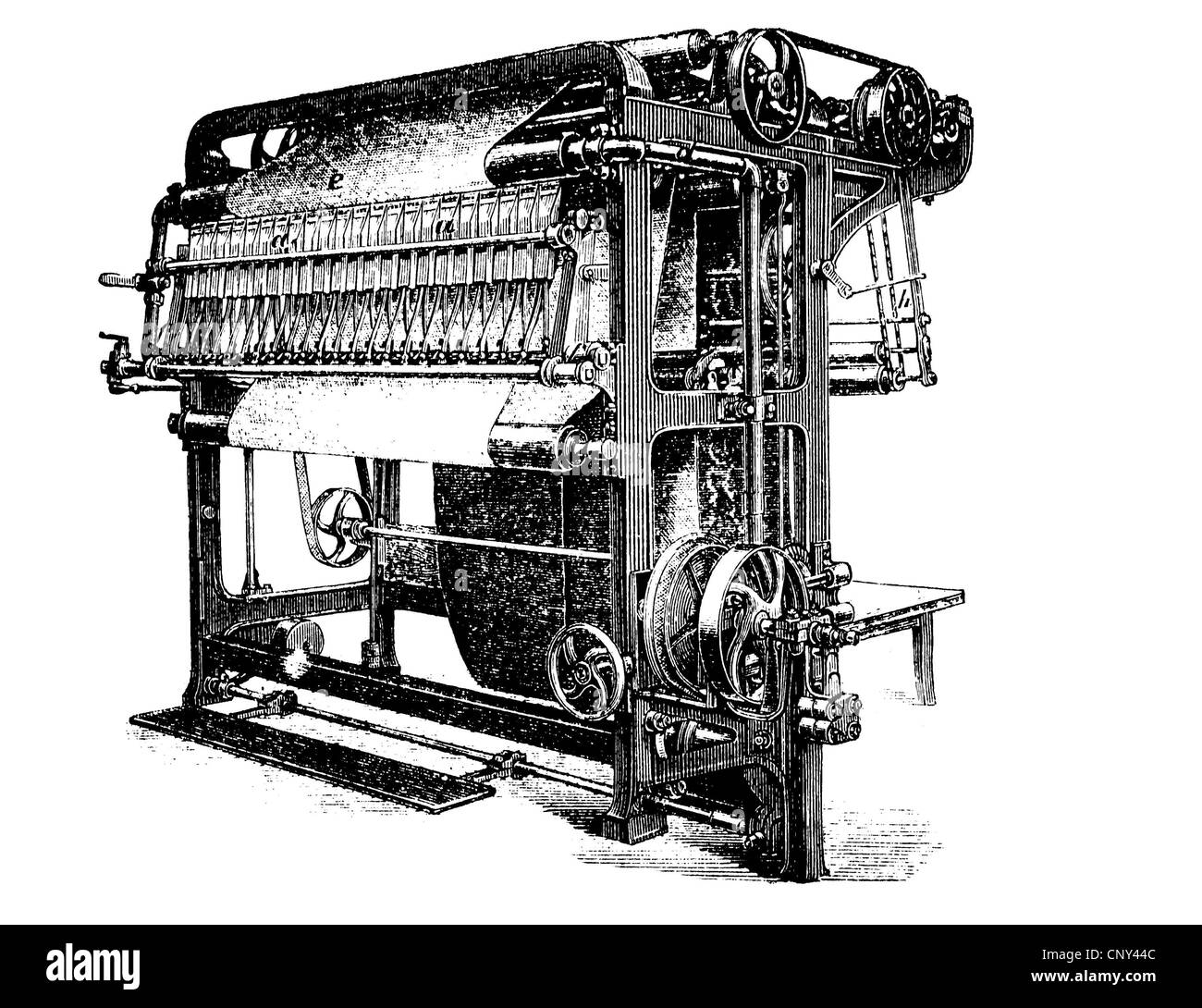 Gas singeing machine hi-res stock photography and images - Alamy