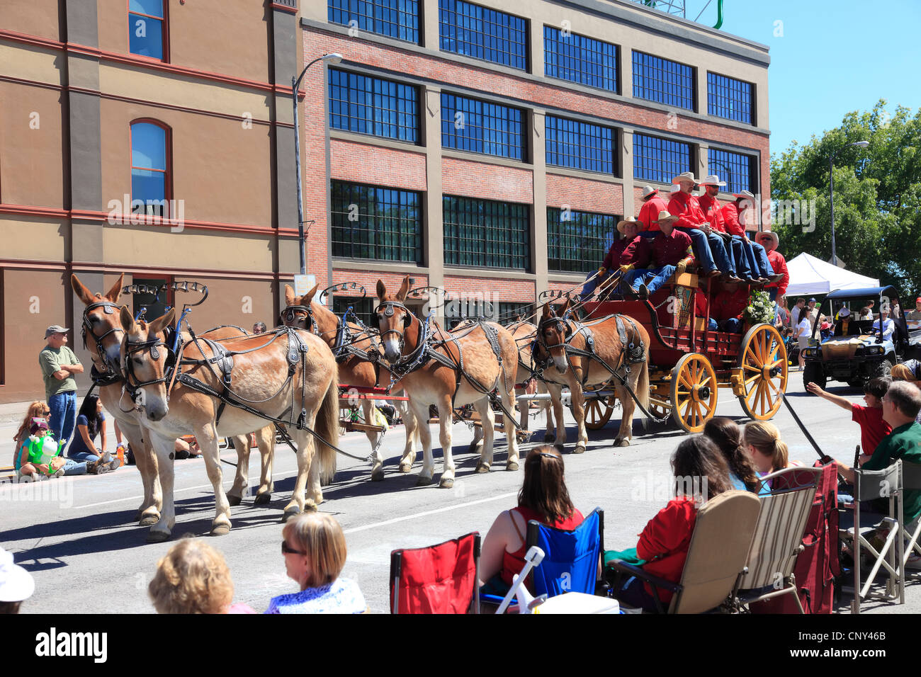 PORTLAND - JUNE 12: ROSE FESTIVAL ANNUAL PARADE 2010 in PORTLAND ...