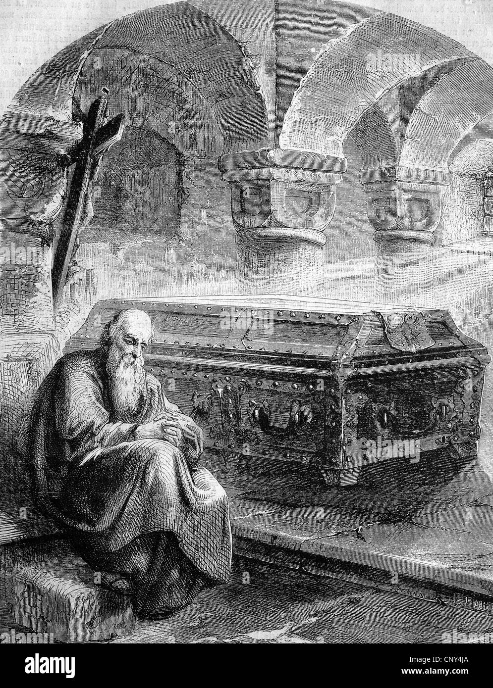 White picture coffin on black Black and White Stock Photos & Images - Alamy