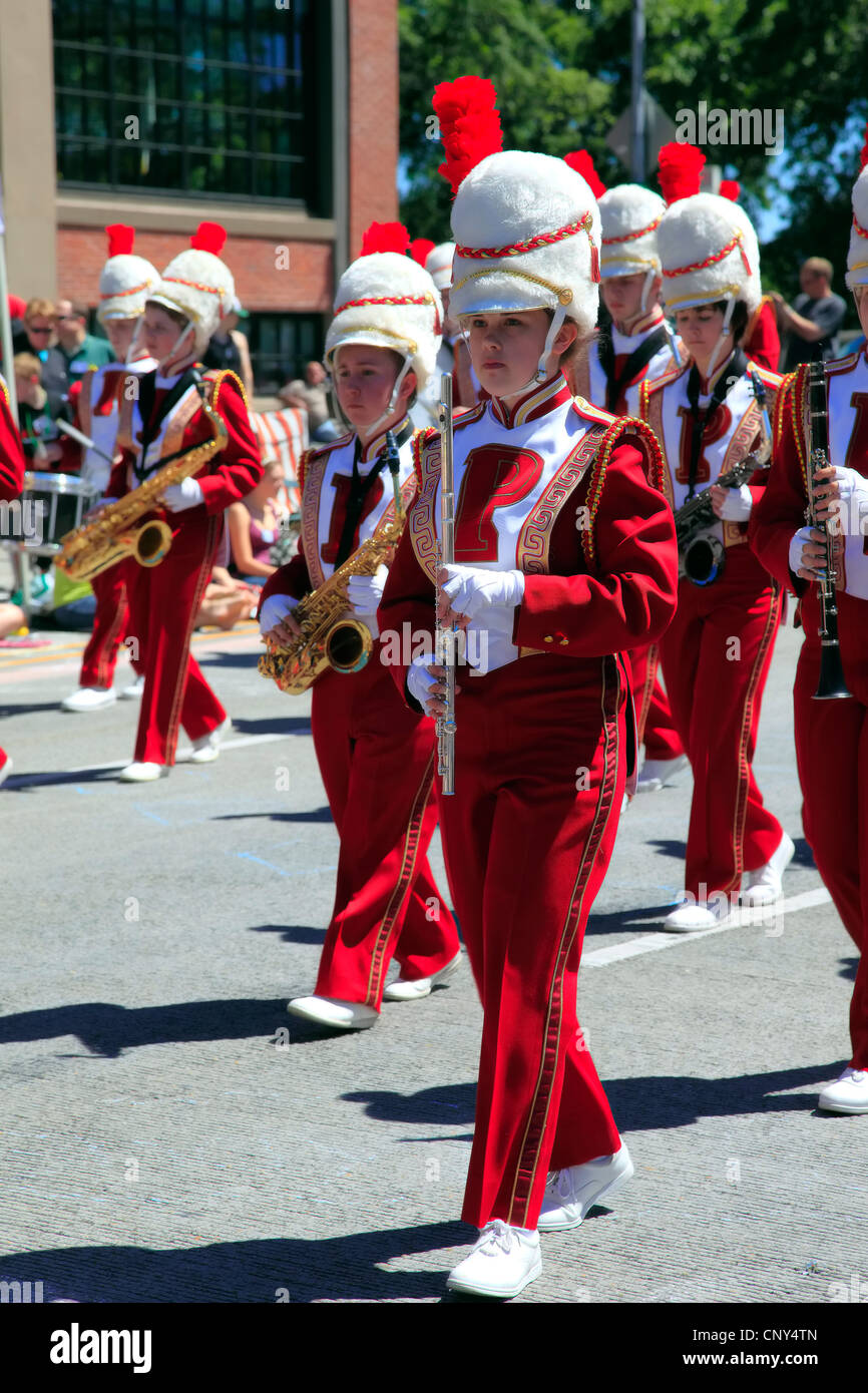 PORTLAND - JUNE 12: ROSE FESTIVAL ANNUAL PARADE 2010 in PORTLAND ...