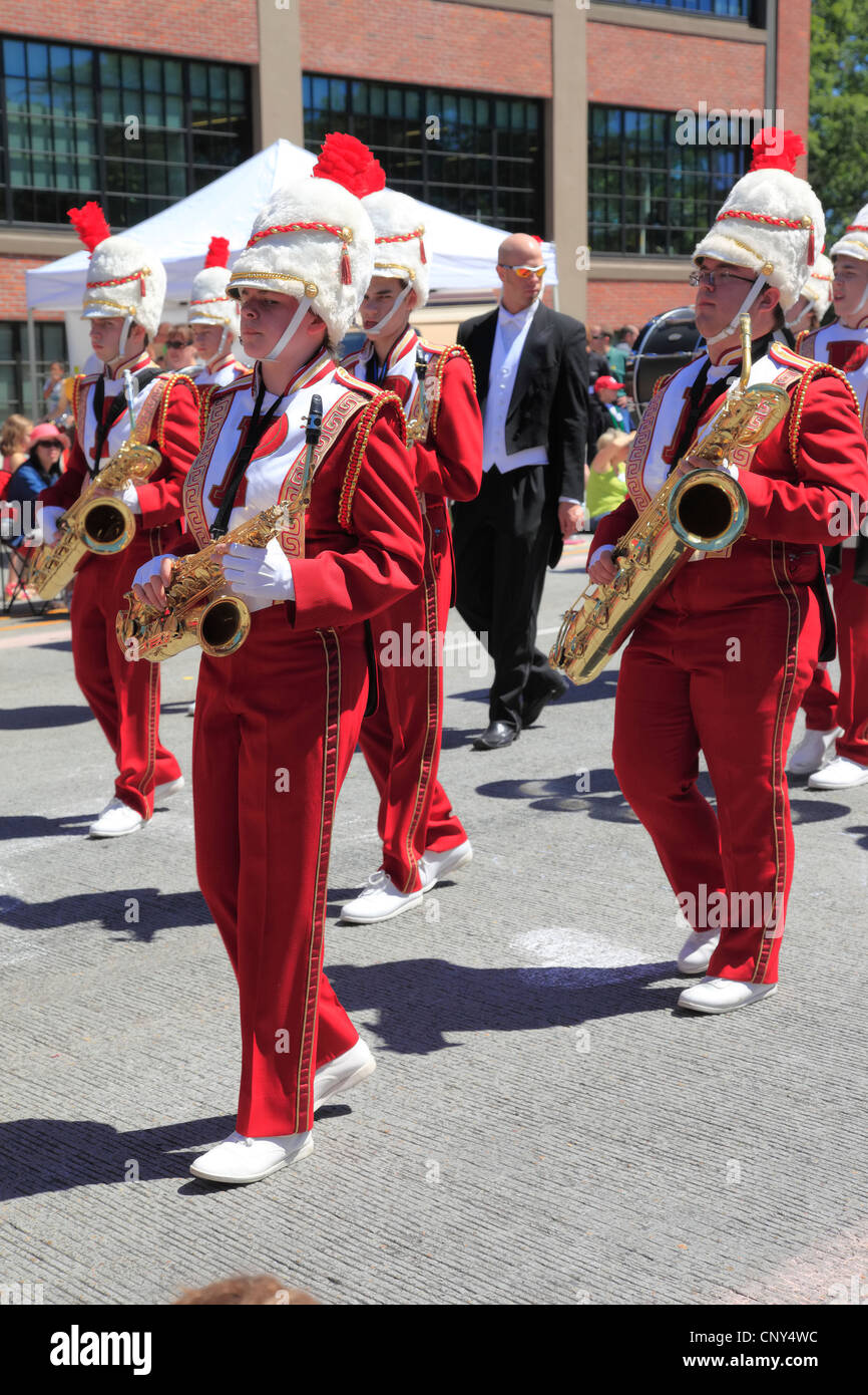 PORTLAND - JUNE 12: ROSE FESTIVAL ANNUAL PARADE 2010 in PORTLAND ...
