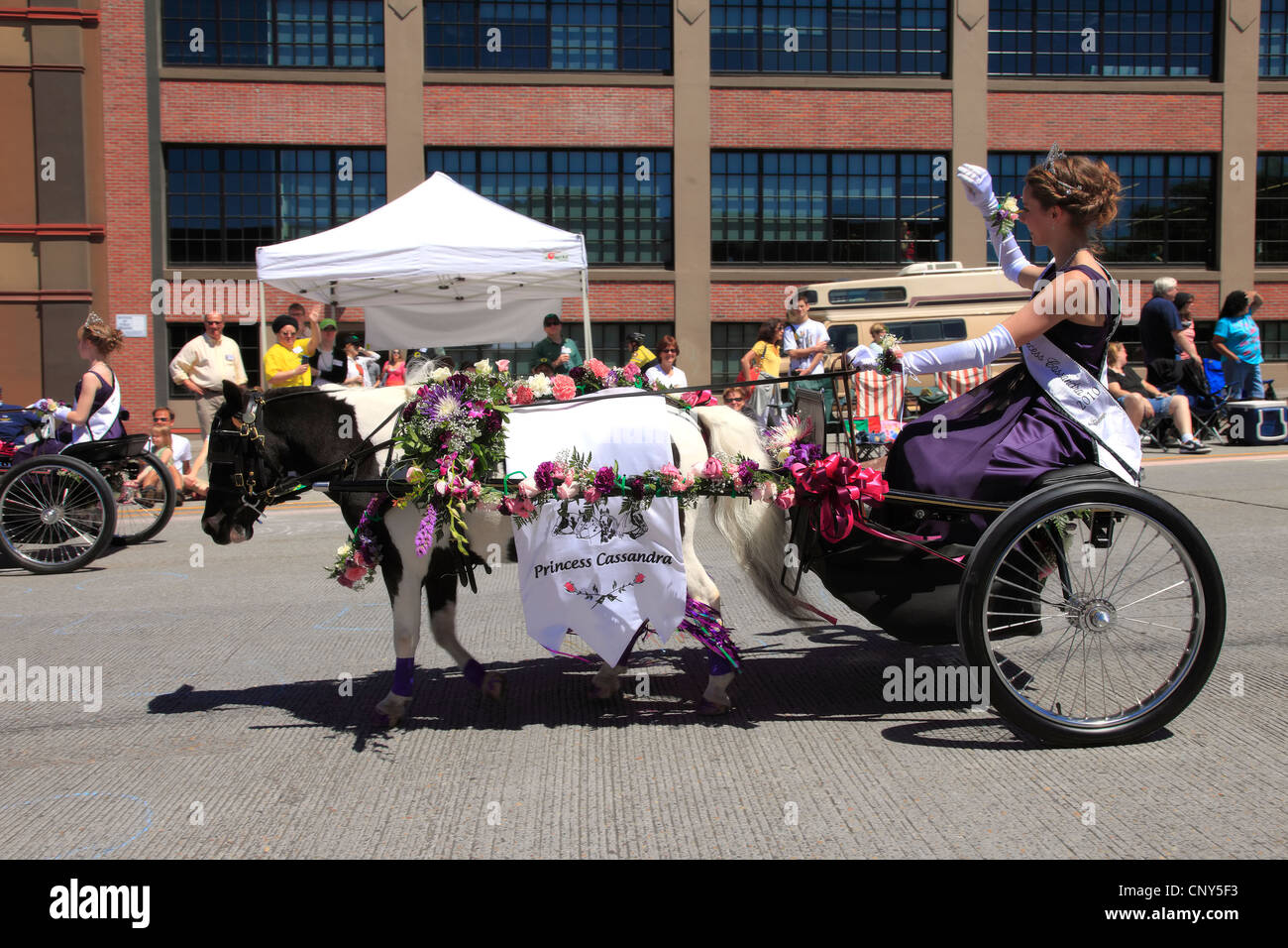 PORTLAND - JUNE 12: ROSE FESTIVAL ANNUAL PARADE 2010 in PORTLAND ...