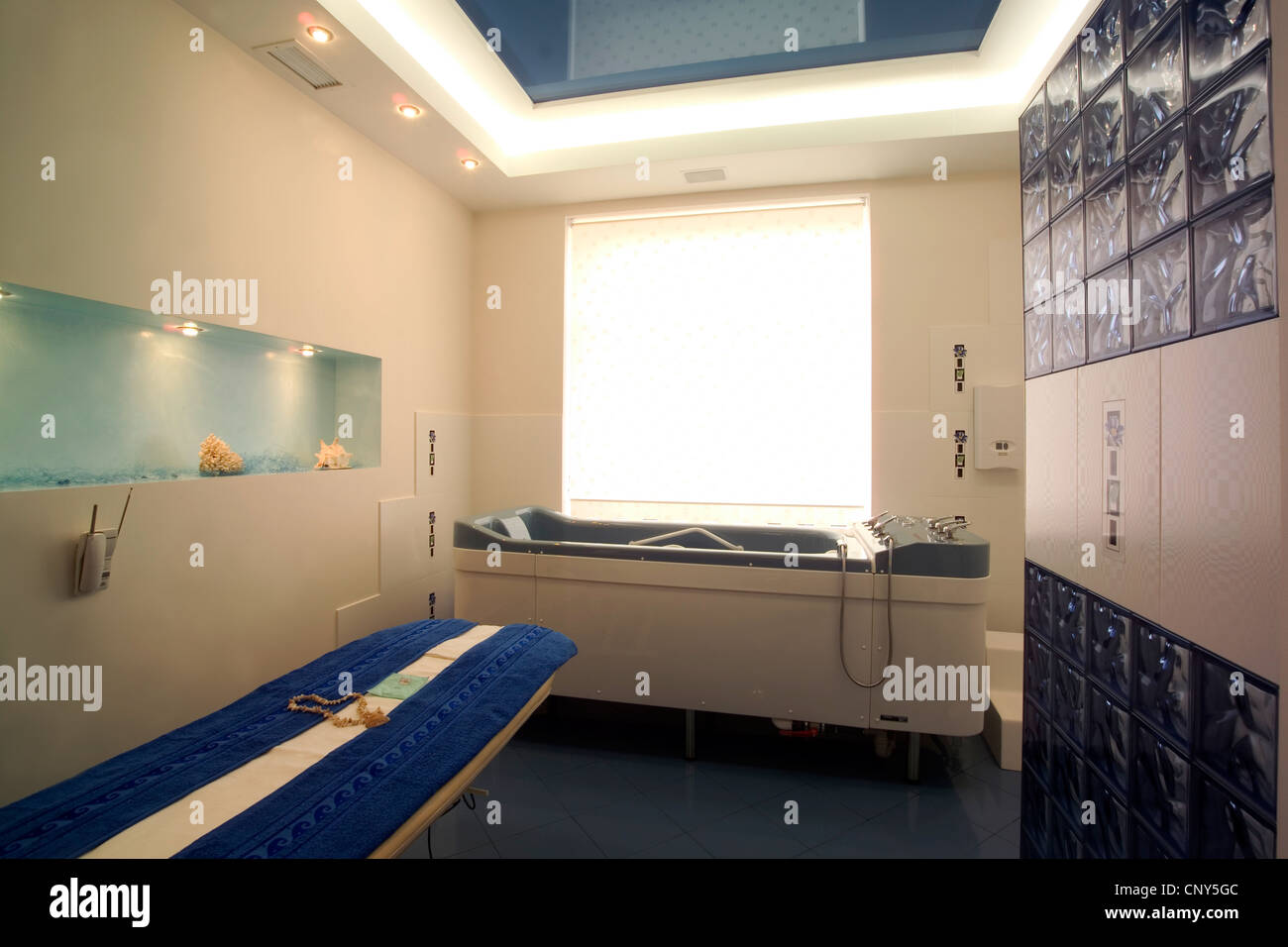 the bathroom in the recreation center Stock Photo - Alamy