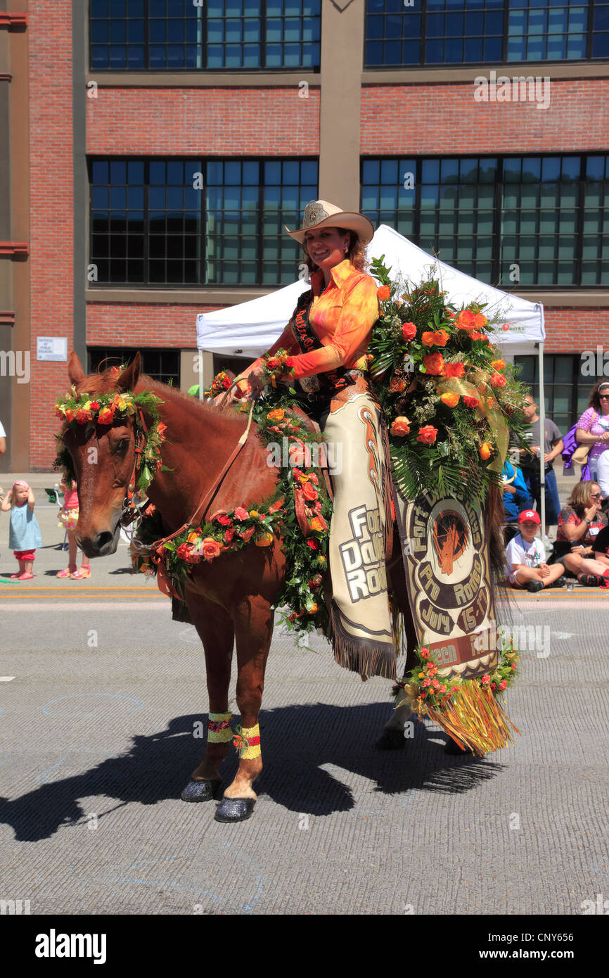 PORTLAND - JUNE 12: ROSE FESTIVAL ANNUAL PARADE 2010 in PORTLAND ...