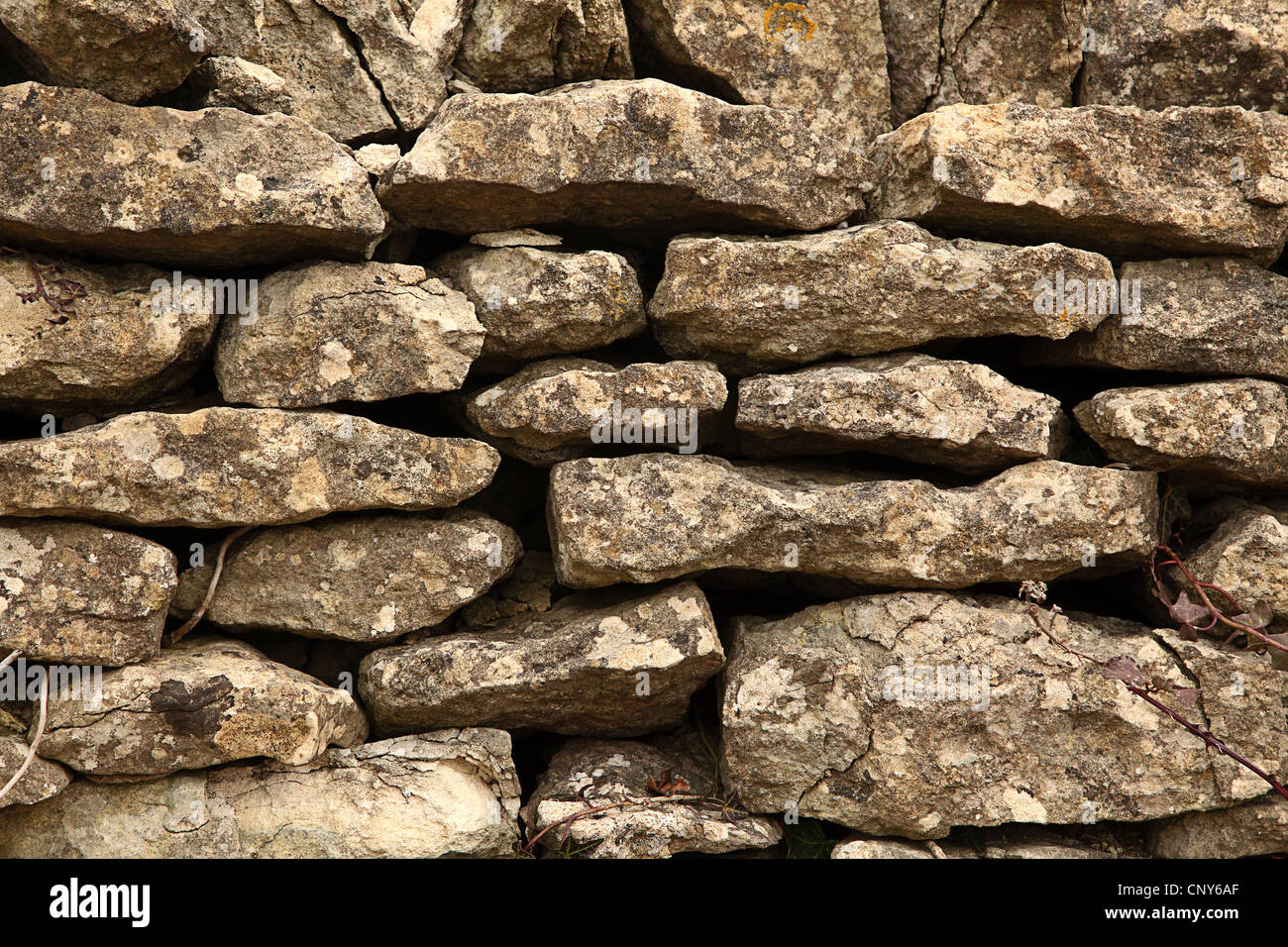 Cotswold stone wall texture Stock Photo - Alamy