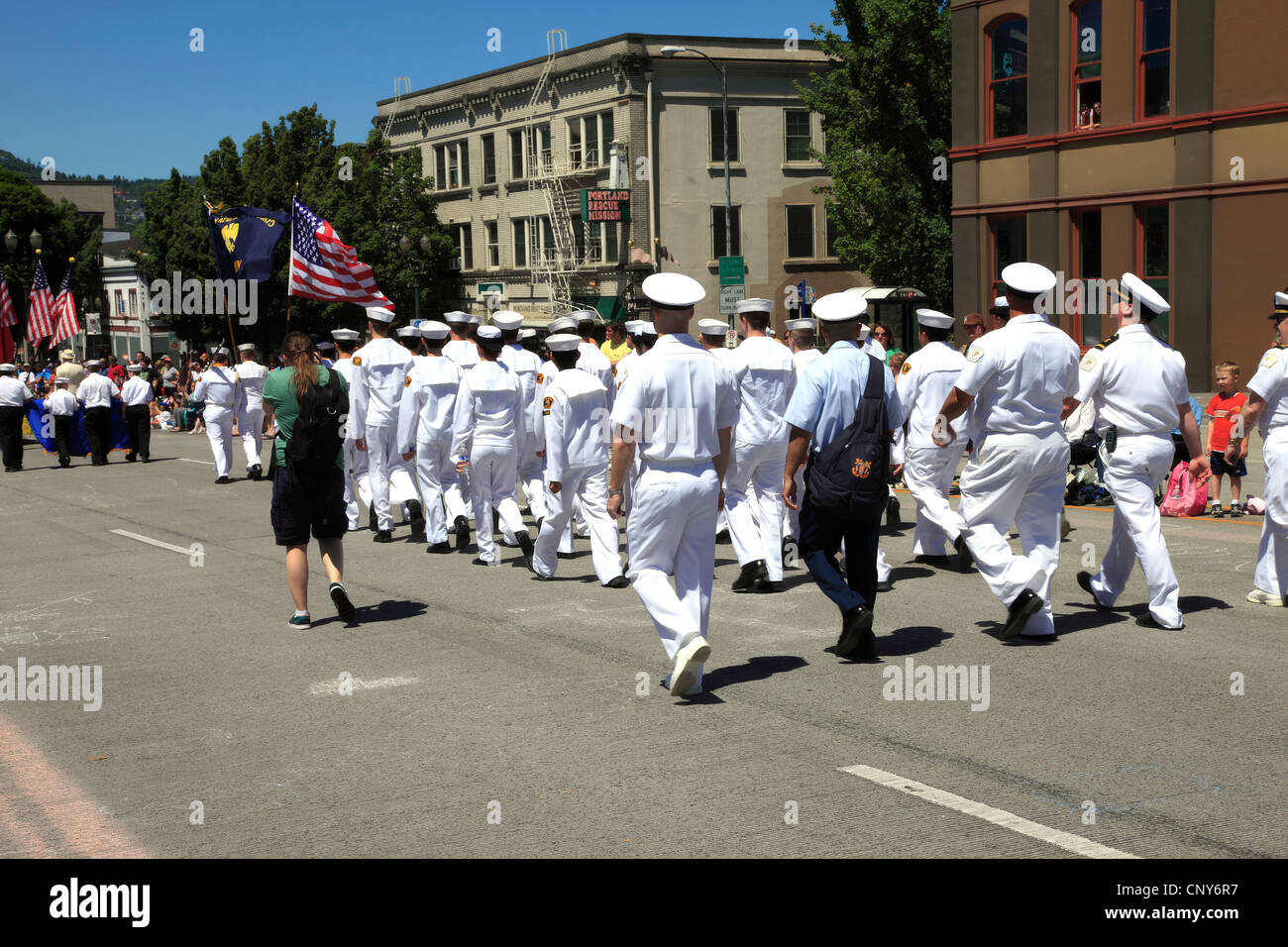 PORTLAND - JUNE 12: Rose Festival annual parade through downtown June ...