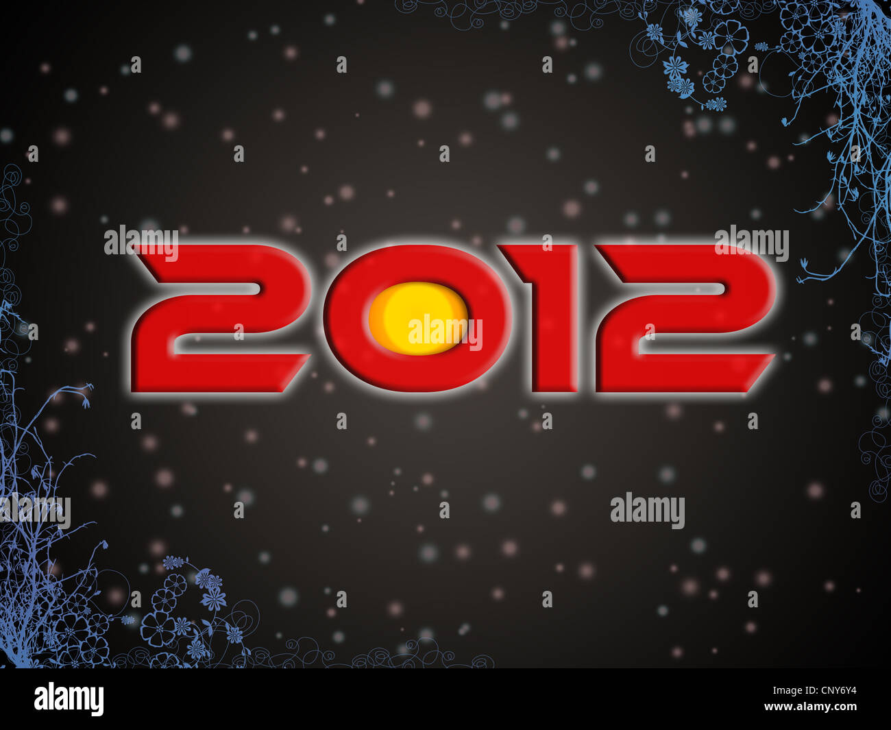 2012 christmas style poster Stock Photo - Alamy