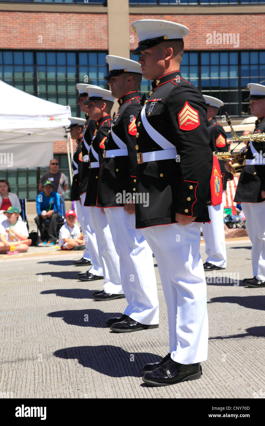 PORTLAND - JUNE 12: Rose Festival annual parade through downtown June ...