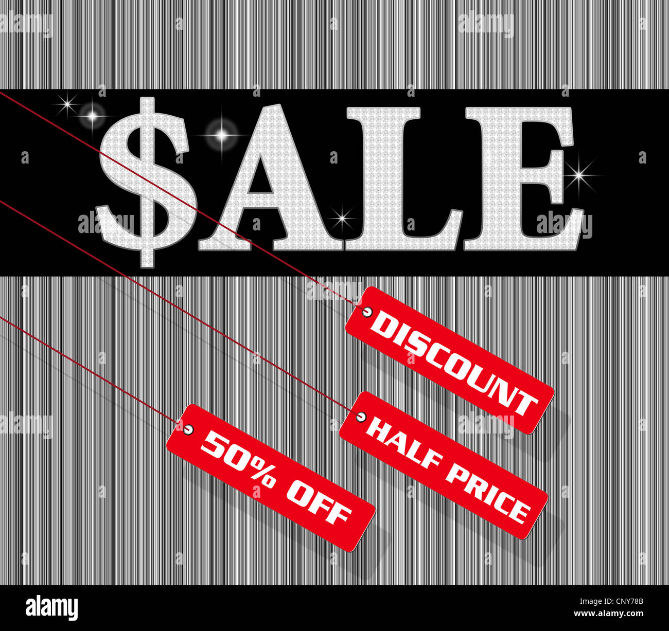 Sale sign and discount tag Stock Photo - Alamy