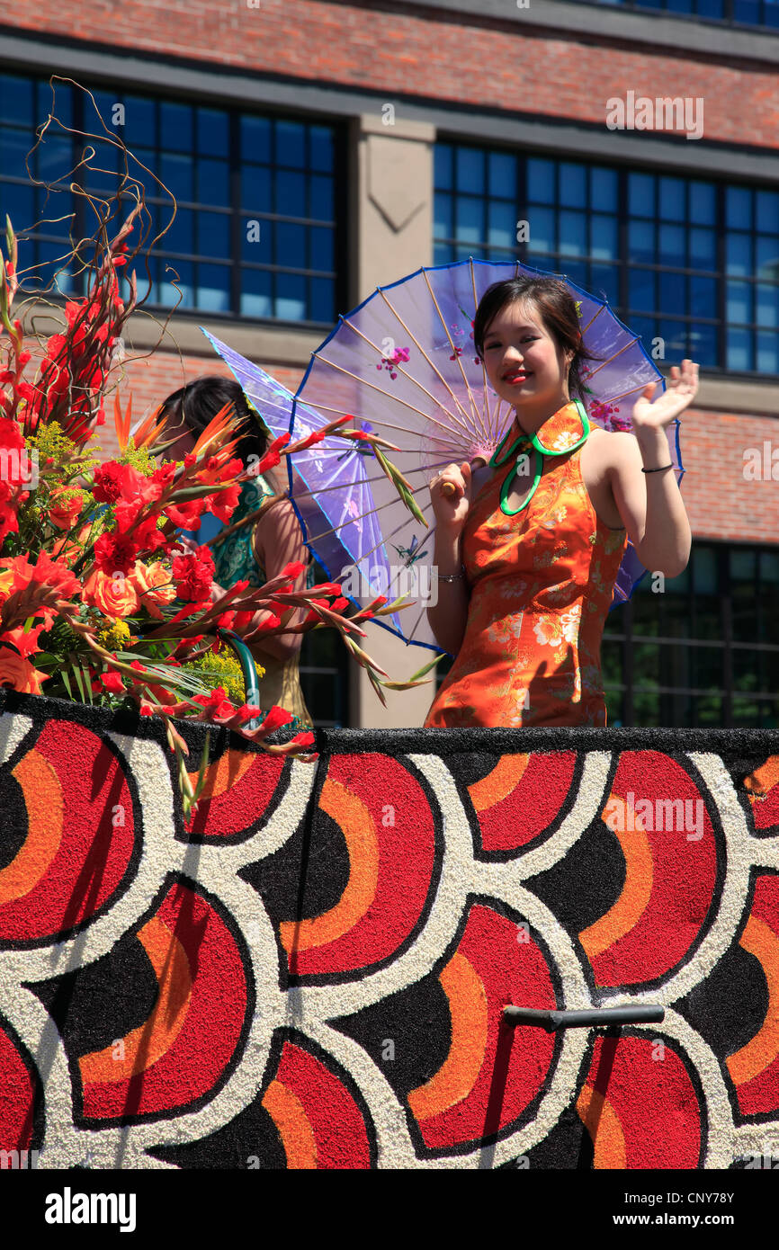 PORTLAND - JUNE 12: ROSE FESTIVAL ANNUAL PARADE 2010 in PORTLAND ...