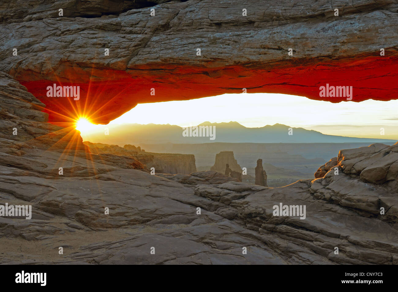 Mesa arch at sunrise hi-res stock photography and images - Alamy