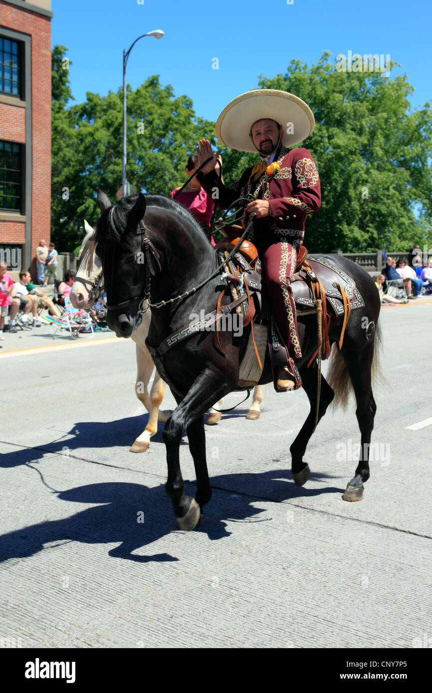 PORTLAND - JUNE 12: Rose Festival annual parade through downtown June ...