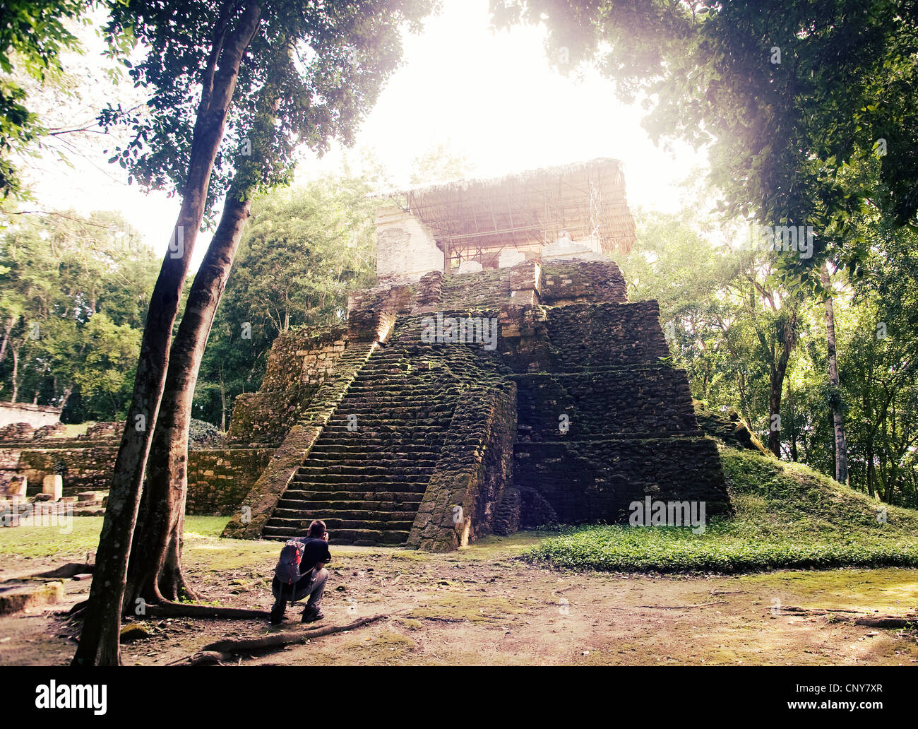 Ruins of Topoxte, Guatemala Stock Photo - Alamy