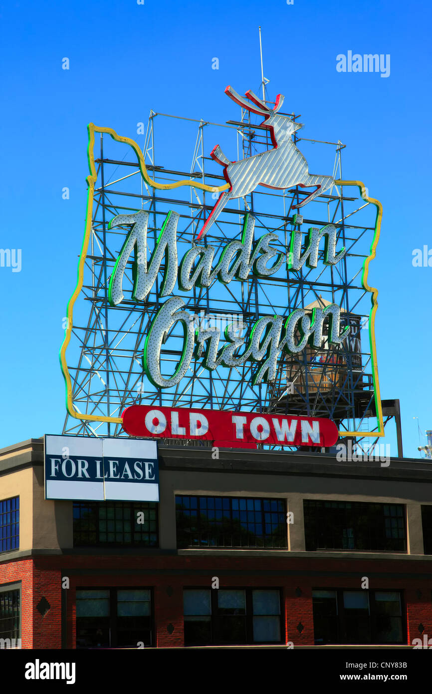 Old portland map hi-res stock photography and images - Alamy
