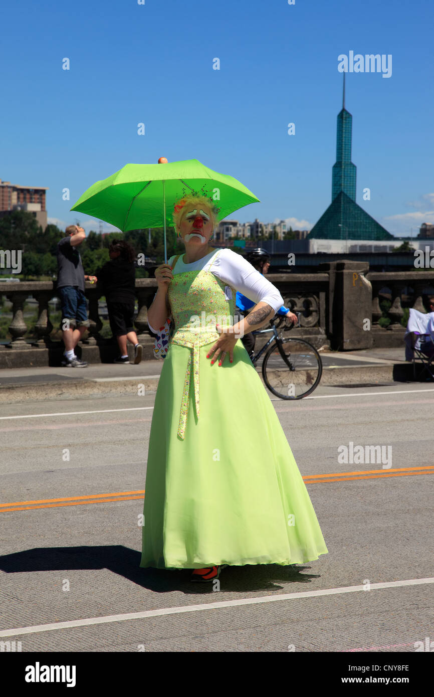 PORTLAND - JUNE 12: Rose Festival annual parade through downtown June ...