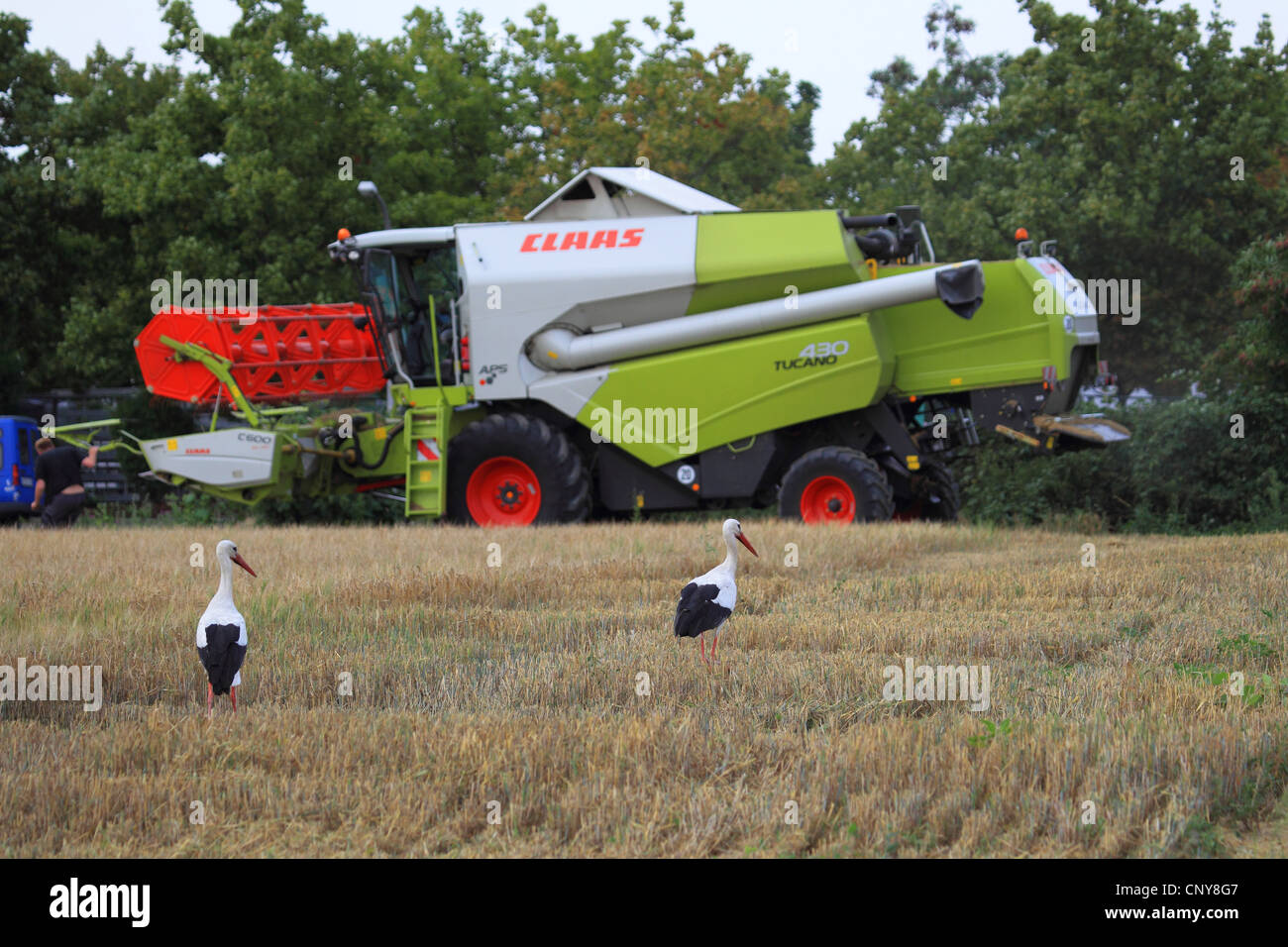 Two corn mowers hi-res stock photography and images - Alamy